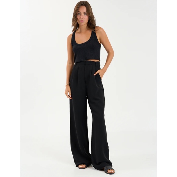 Missguided | Pants & Jumpsuits | Nwot Missguided High Waisted Wide Leg ...